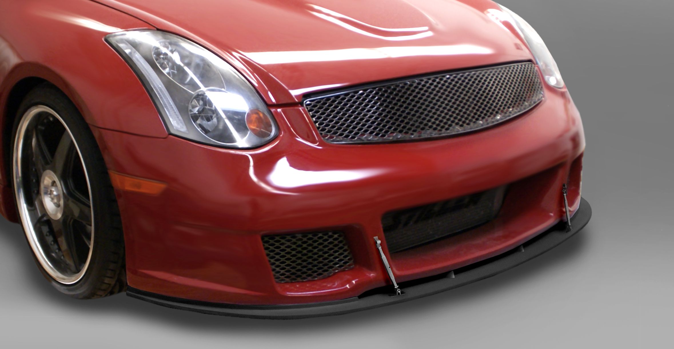 2003-2007 Infiniti G35 Coupe Street Scene Urethane Front Splitter GEN-1 ...