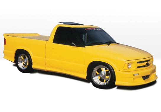 1994-1997 Chevy S10 S-10 & Sonoma 3pc Flushmount Spoiler Wing - WW-890095