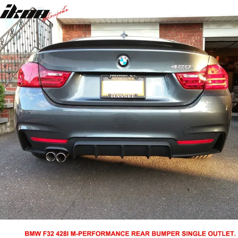 2014-2016 BMW 4-Series 428i F32 Coupe M-Performance Rear Bumper Cover ...