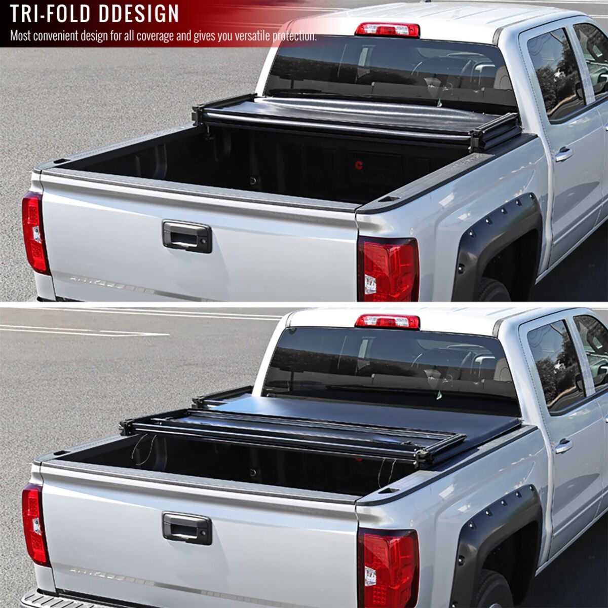 2014-2019 Toyota Tundra SR5 CrewMax Cab 6.5 ft. Bed Tonneau Bed Cover ...